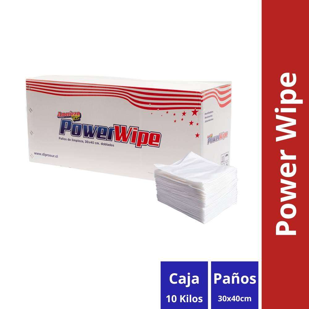 Paño de Limpieza Power Wipe Caja 10 Kilos - Diprosur - Paños de ...